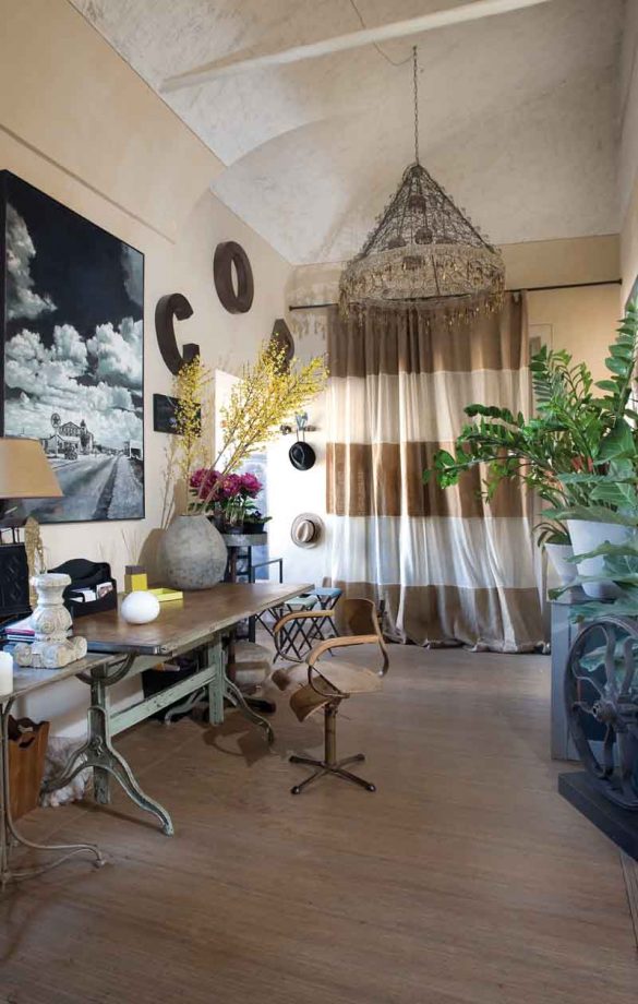 Stile vintage nella casa di Alexandra La Capria a Roma