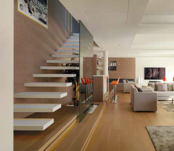 Lo stile delle scale da interni che caratterizza la casa - Ville&Casali