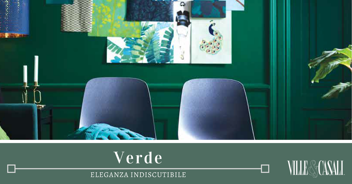 Interior design: l'eleganza del verde non stanca mai | Ville&Casali