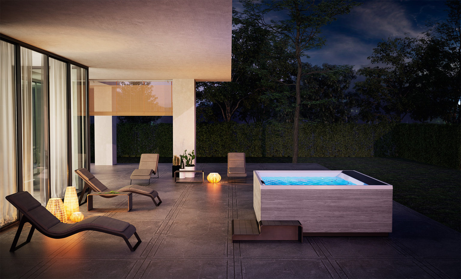 Benessere totale con una SPA in terrazza o in giardino - Ville&Casali