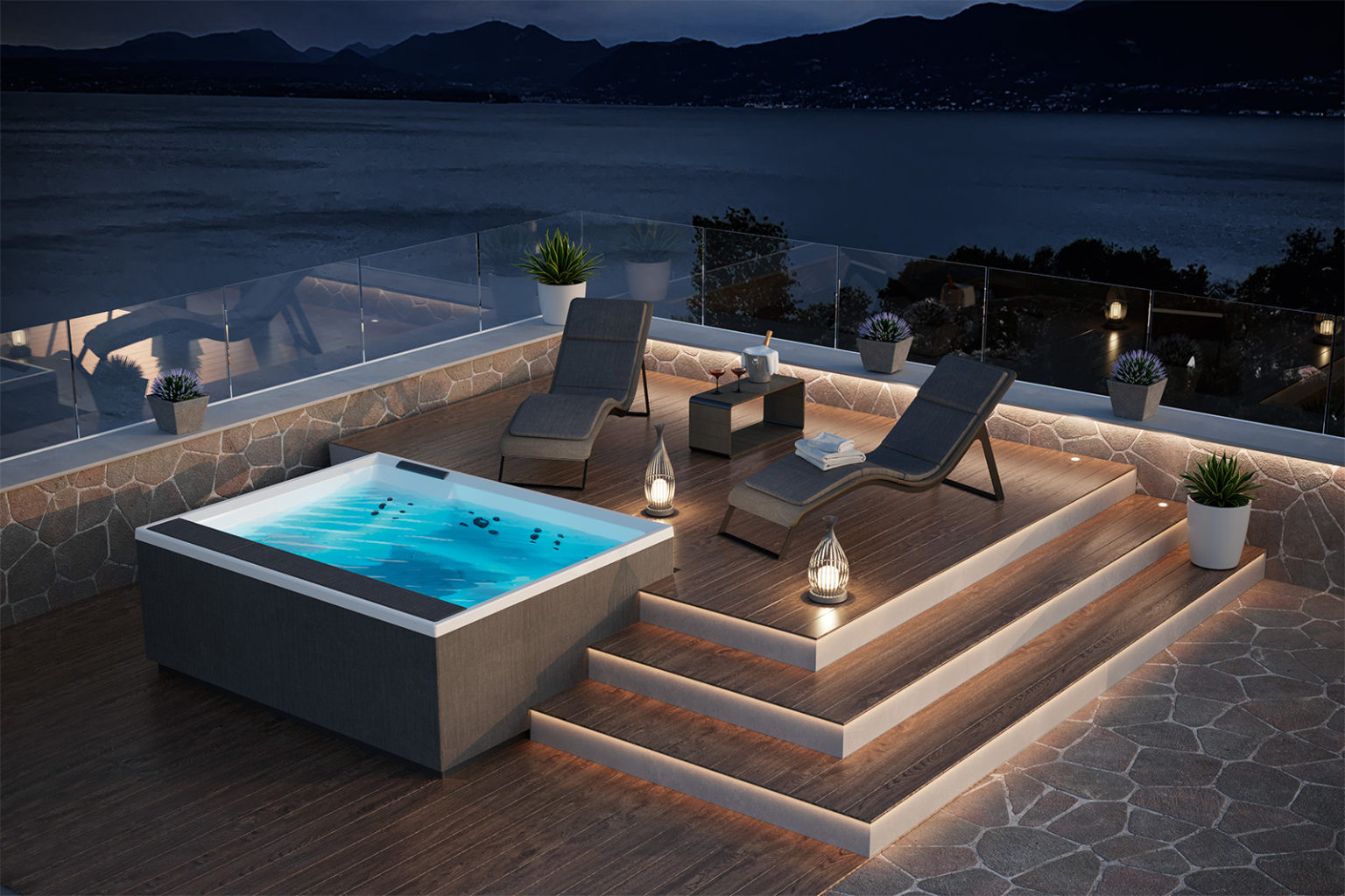 Benessere totale con una SPA in terrazza o in giardino - Ville&Casali