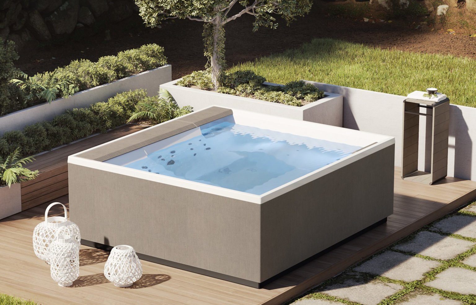 Benessere totale con una SPA in terrazza o in giardino - Ville&Casali