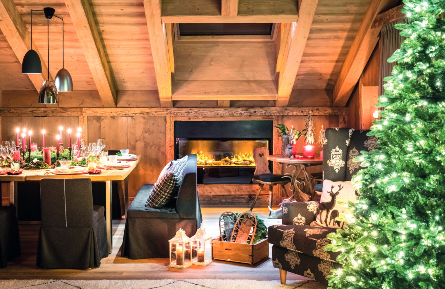 Un attico domina la conca ampezzana - Ville&Casali